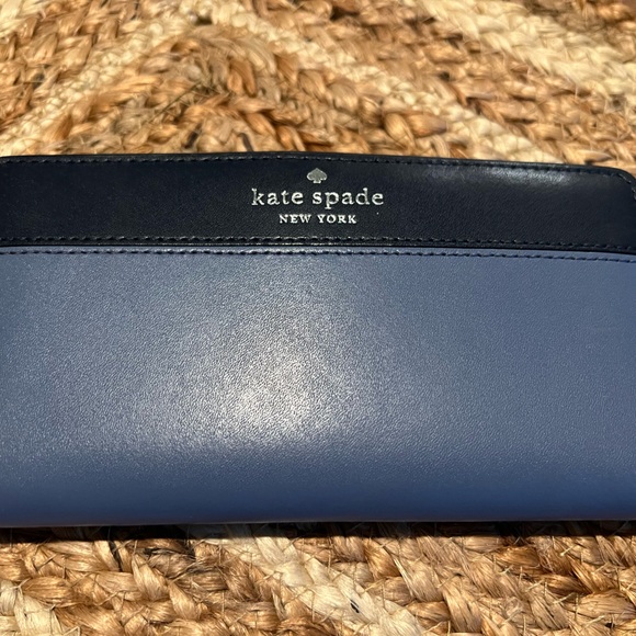 kate spade | Bags | Staci Colorblock Large Slim Bifold Wallet | Poshmark